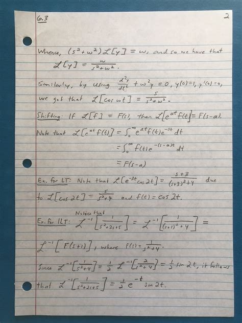 Professor Franks Math Blog 6 3 Second Order Equations