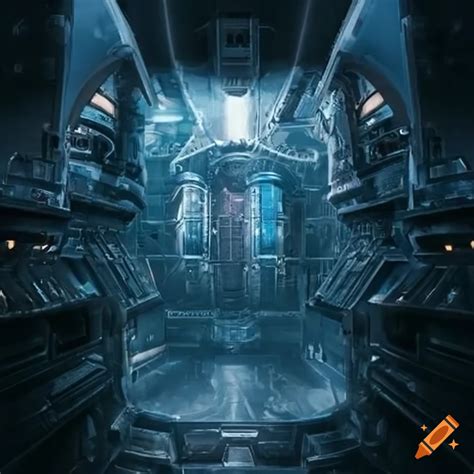 Detailed Spaceship Cabin Close Up On Craiyon