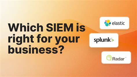 Which Siem Is Best For Your Business Splunk Vs Elastic Vs Qradar