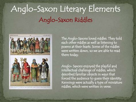 Anglo Saxon Language And Literary Terms