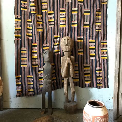 Large Antique Vintage Kente Cloth Rest Of World Folk Art Of Europe And Rest Of World