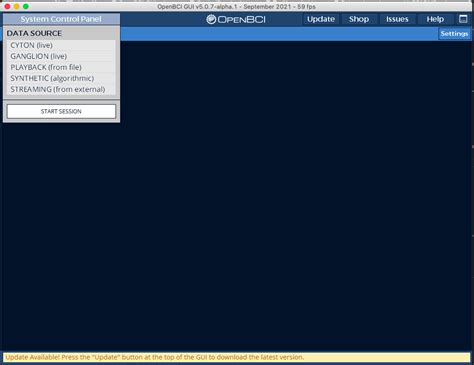show popup when new gui version is available · issue 992 · openbci
