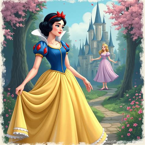 Princess Fairytale Scene Stable Diffusion Online