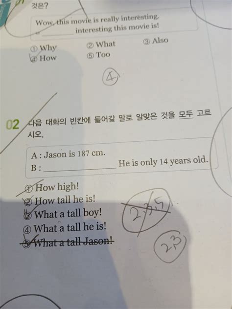 영어 감탄문 질문이요 지식in