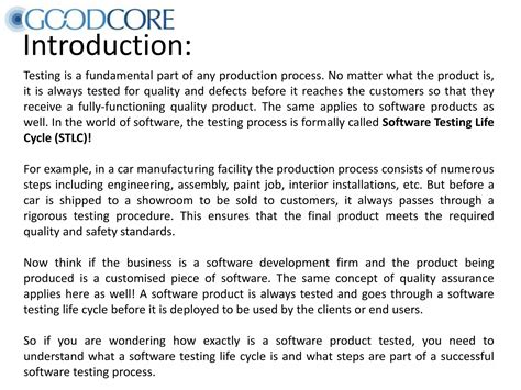 Software Testing Life Cycle A Beginners Guide Pptx