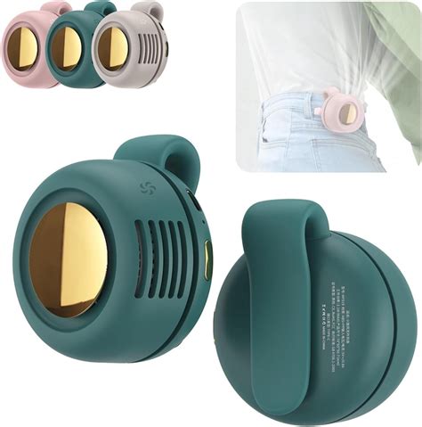 Jovike Portable Silent Mini Bladeless Fan Clip On Mini Fan With Clip