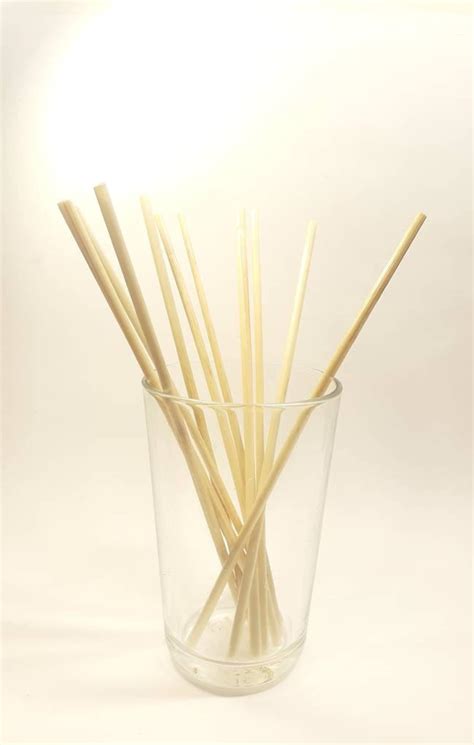 Thin Straws X100 Wheat Straws Fine Size Eco Sustainable Etsy