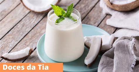 Receita De Milk Shake Coco Delicioso Refrescante E Fácil