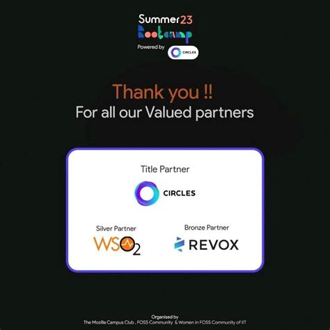 foss community iit on linkedin mozilla foss wif iit summer bootcamp mern circles