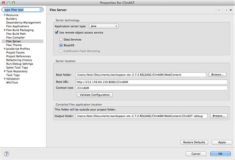 Actionscript 3 Flex Blazeds Dynamic Configuration Stack Overflow