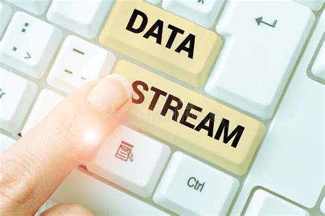 writing displaying text data stream conceptual photo sequence of