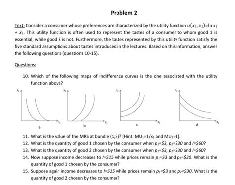 solved text consider a consumer whose preferences are