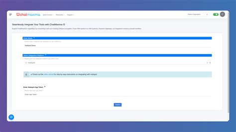 ChatMaxima Chatbot Integration For Hubspot