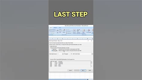 Convert Text File Into Excel Youtube