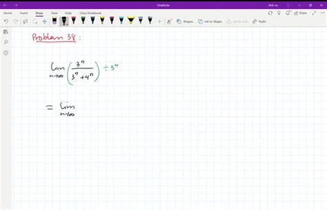 solved find the limit of the following sequences or determine that the