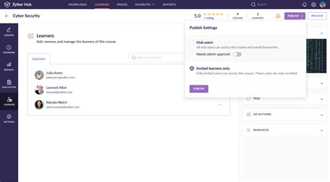 Quick Start Guide Zoho Learn