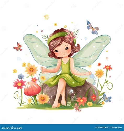 Playful Pixie Sprite Design Stock Illustration Illustration Of
