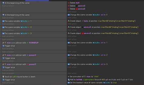Solved 3 Powerups And 3 Bullet Type Differents How Do I