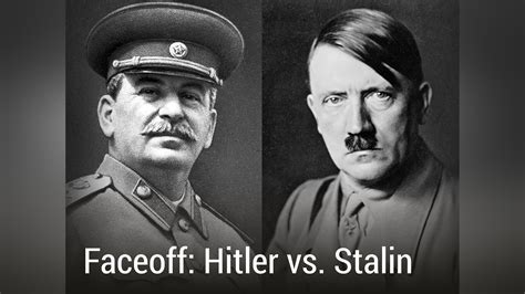 Joseph Stalin And Adolf Hitler