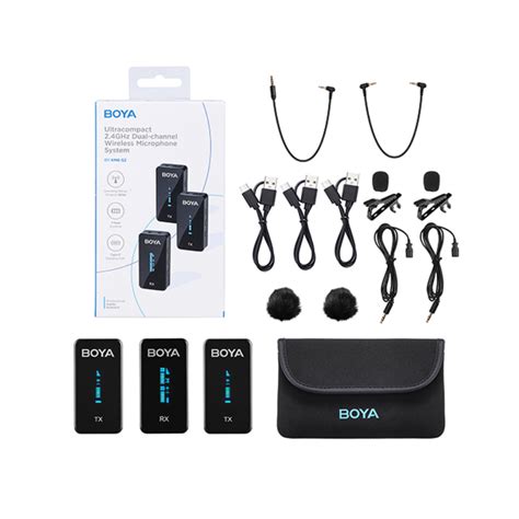 Boya BY-XM6-S2 Sistema de Micrófono Inalámbrico para 2 Personas con ...