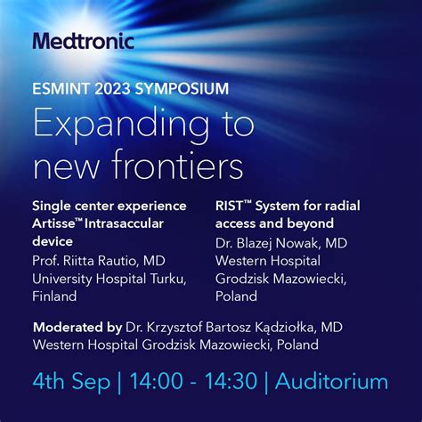 ᐅ 16th Esmint Congress 2024 4 6 Sept Esmint Medtronic Neurovascular