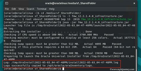 how to install the oracle fusion middleware infrastructure