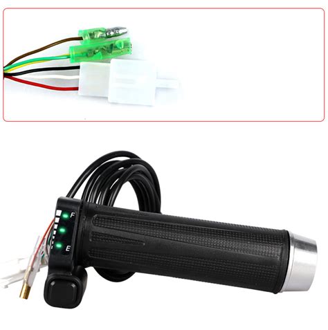 전기 회전 스로틀 그립 전기 속도 제어용 디스플레이 전기 스쿠터 Ebike 자전거 페달 지원 오토바이 키트 액세서리 세일 뱅굿 한국