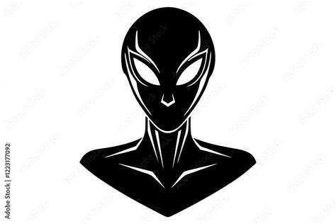 Alien Svg Cut File Alien Silhouette And Face Design For Cricut Laser
