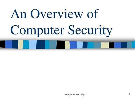 Ppt An Overview Of Computer Security Powerpoint Presentation Free