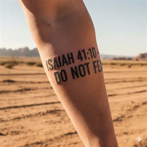Top 10 Bible Verse Word Tattoos For Men