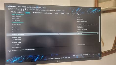 Cant Get Past The Asus Bios Screen R Asus