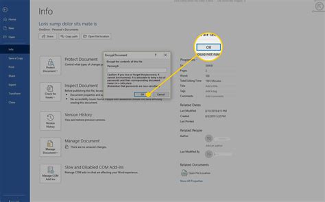 How To Unlock A Password Protected Word Document