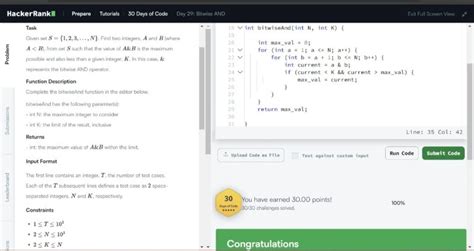 Priyambada Acharya On Linkedin Day 30 Bitwise And Level Medium Github Link