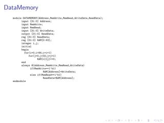 Project Single Cyclemips Processor Verilog Pdf Computing Technology Computing