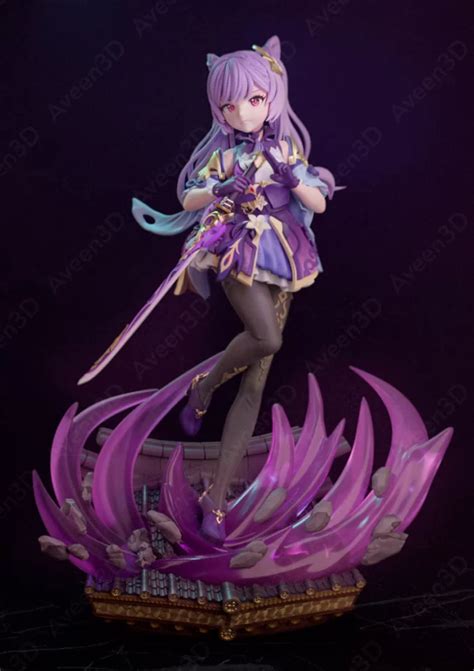 Keqing Genshin Impact Garage Kit Fantasy Revenge Model Free High Quality Models