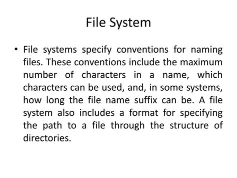 PPT File System And Directory Structure In Linux PowerPoint Presentation ID