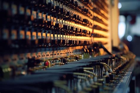 Premium Ai Image Neatly Arranged Industrial Sensors On A Panel Monitoring Realtime Data In A