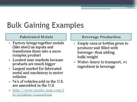 Bulk Reducing Vs Bulk Gaining Industries Chapter 11