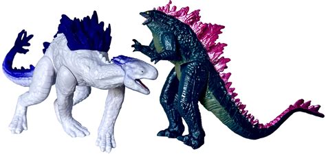 Set Of 6 Godzilla X Kong The New Empire Dinosaur Dragon Toys Action Figures