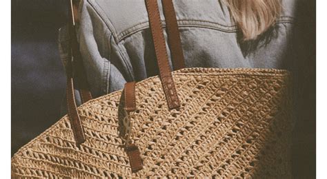 Yves Saint Laurent Introduce The Raphia Bag Purple Fashion