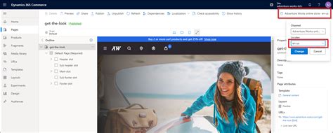 将渠道映射到电子商务站点 Commerce Dynamics 365 Microsoft Learn