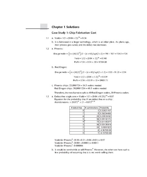 Computer Architecture Sixth Edition A Quantitative Approach Solutions Mmanual Chapter 1