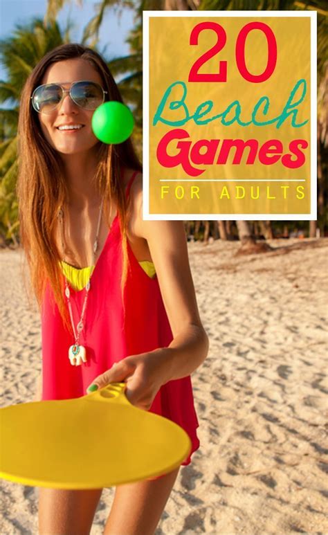 20 Beach Games For Adults That Will Totally Transform Your Beach Day