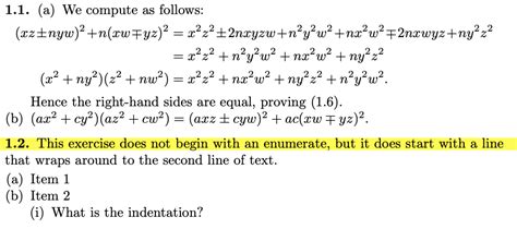 Enumitem Make Enumeration Label And Text Both Flush Left Tex