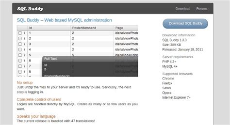 Sql Buddy Una Gran Herramienta Mysql Ochobitshacenunbyte