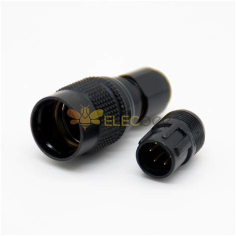 6Pin Circular Connector HR10A 7P Plug 6Pole Male Push Pull Connector With 7mm Plastic Shell