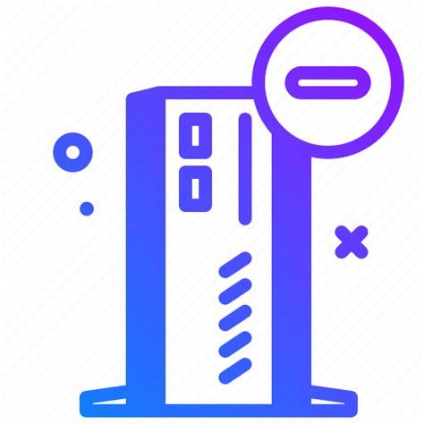 Server Remove Network Internet Cloud Icon Download On Iconfinder