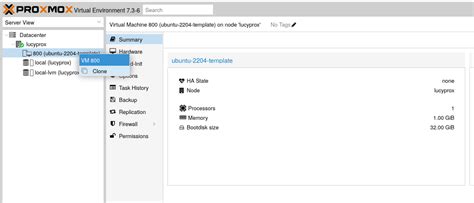 Creando Una Vm A Partir De Un Template Cloud Ubuntu 2204