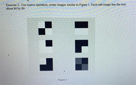 Solved Exercise 2 Use Matrix Operation Create Images