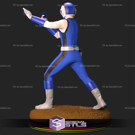 Choushinsei Flashman 3d Printing Model Blue Flash Stl Files Specialstl